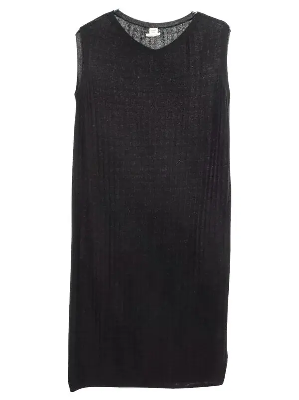 Hermès 2010s Knitted Midi Dress - Black