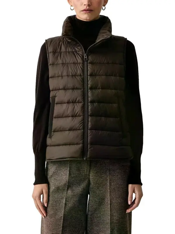 Marc O'polo Quilted Gilet - Brown
