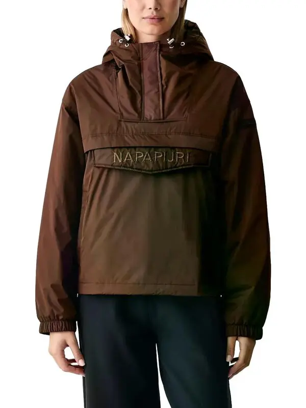 NAPAPIJRI Rainforest Optique Logo-embroidered Hooded Jacket - Brown