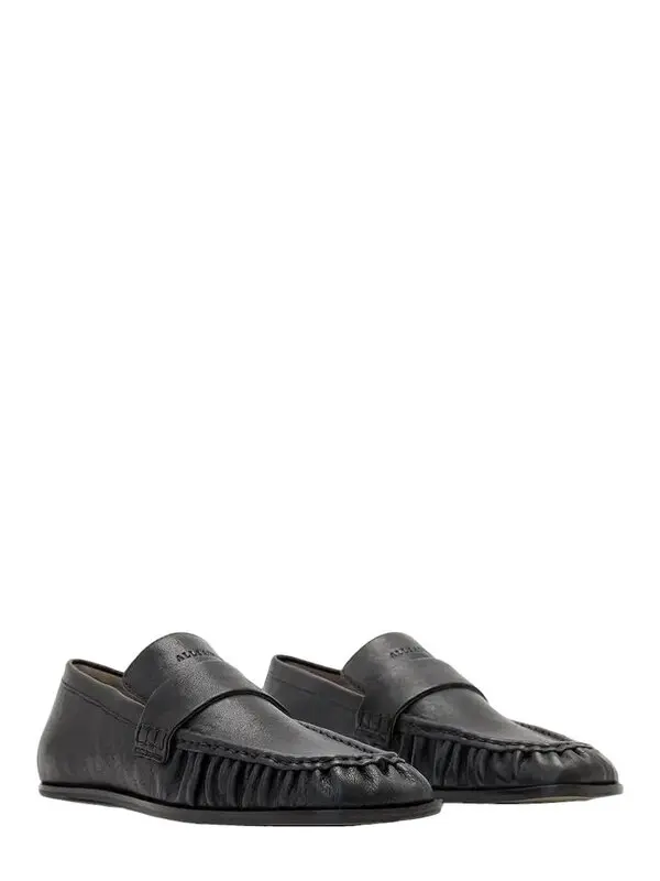 ALLSAINTS Julie Leather Loafers - Black