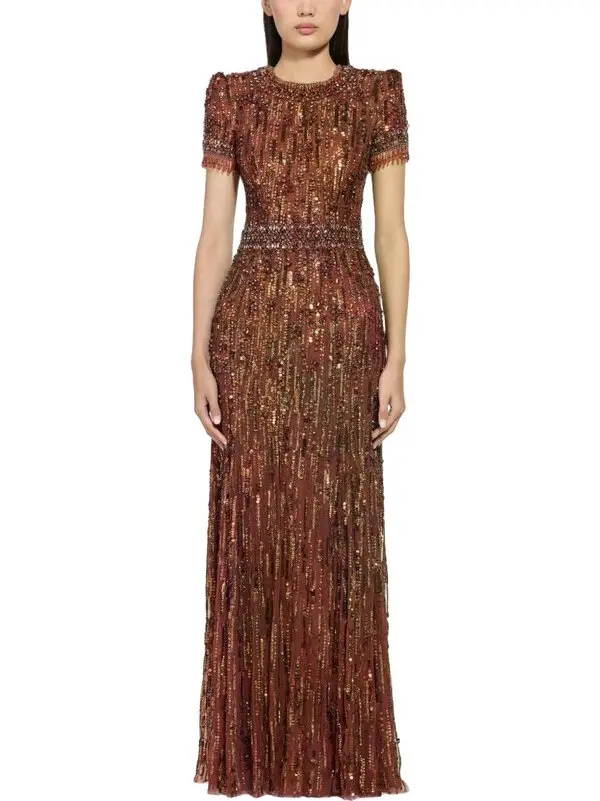 Jenny Packham Roxy Gown - Brown