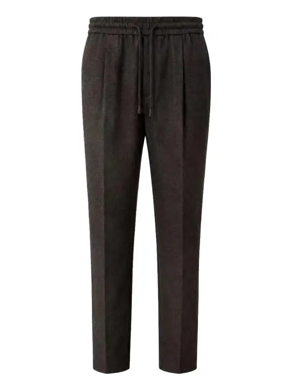 JACOB COHЁN Drawstring Tapered Trousers - Grey