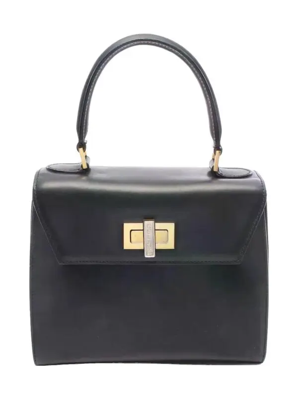 Celine 2000s Turn-lock Tote Bag - Black