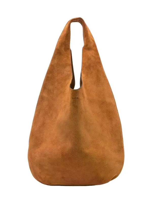 A.p.c. Le Neige Suede Shoulder Bag - Brown