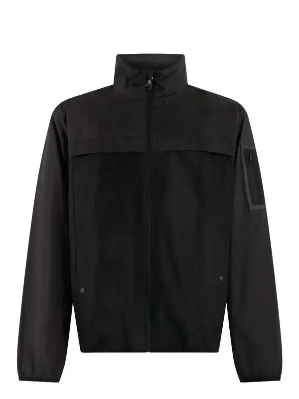 BOSS Panelled Zip-up Jacket - Black
