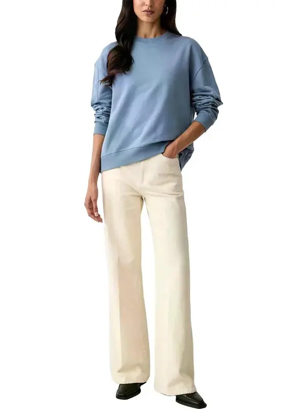 Marc O'polo Ribbed-trim Sweatshirt - Blue