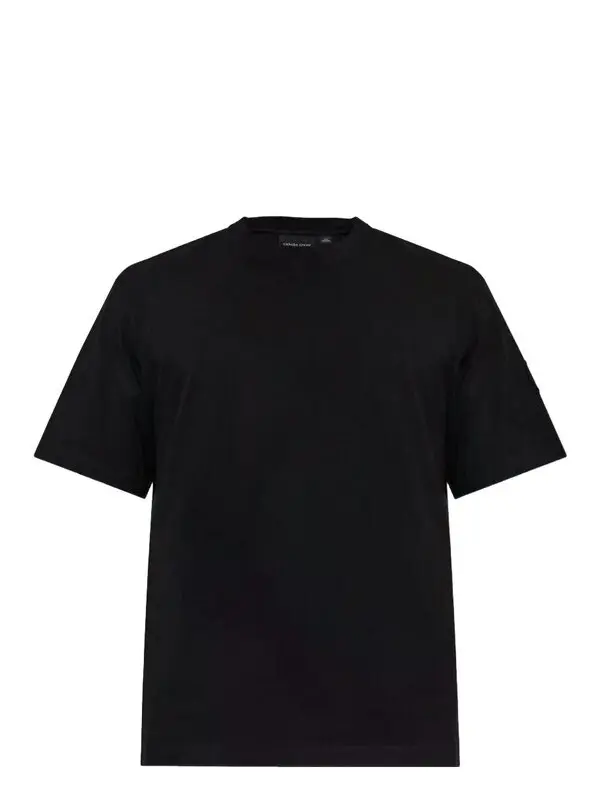 Canada Goose Logo-patch T-shirt - Black