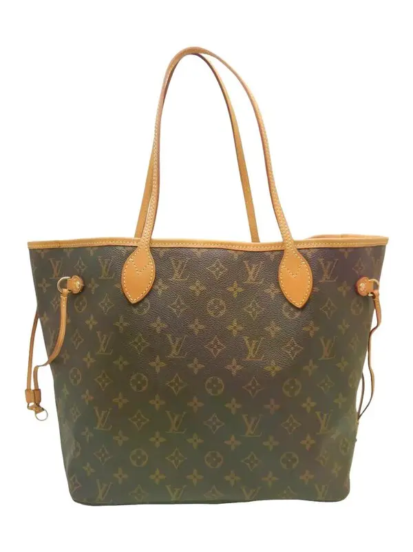 LOUIS VUITTON 2008 Monogram Neverfull Mm Tote Bag - Brown