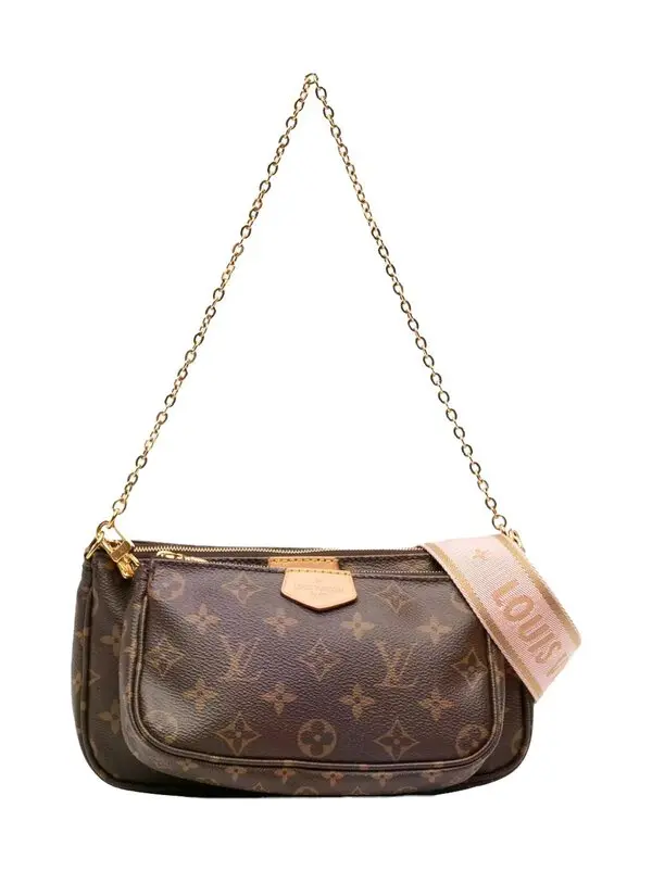 LOUIS VUITTON 2019 Monogram Multi Pochette Accessoires Satchel - Brown