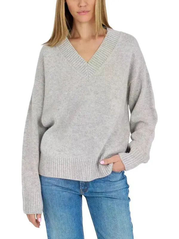 ALICE ARCHER Jake Ryan V-neck Sweater - Grey