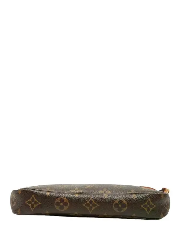 LOUIS VUITTON 2003 Monogram Pochette Accessoires Shoulder Bag - Brown