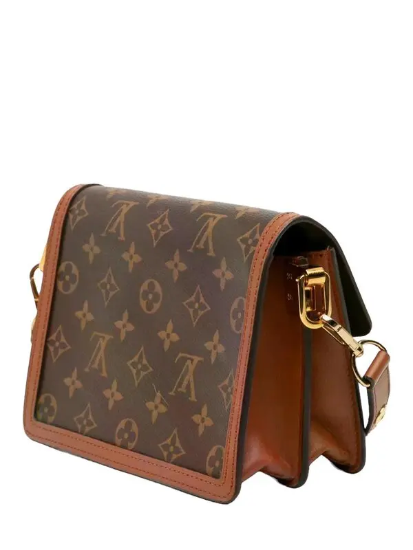 LOUIS VUITTON 2019 Monogram Reverse Mini Dauphine Satchel - Brown