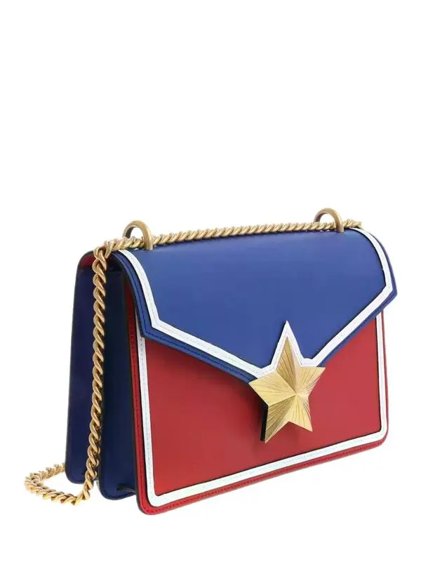 LES JEUNES ÉTOILES New Vega Color-block Shoulder Bag - Red