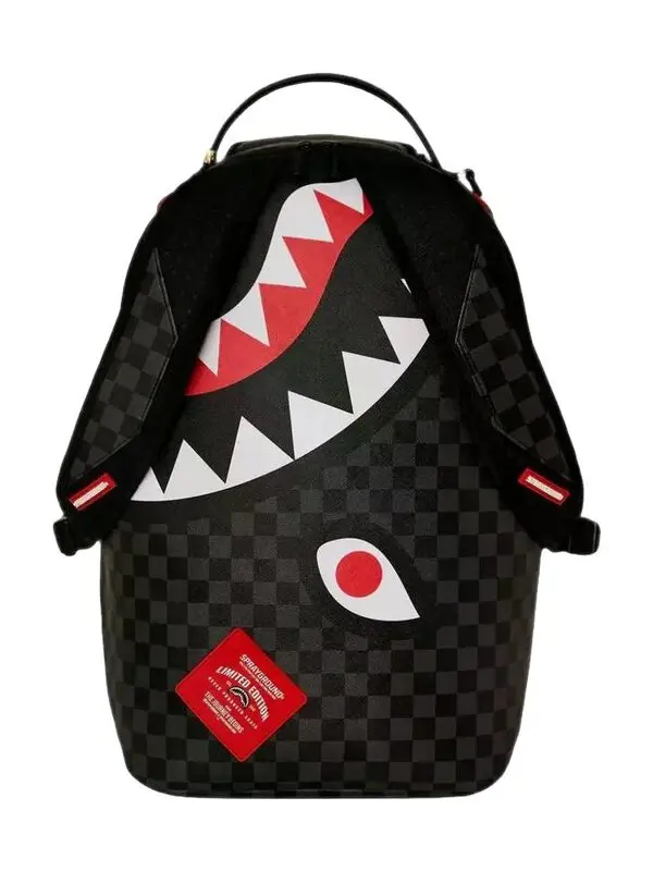 SPRAYGROUND Checkerboard-print Backpack - Black