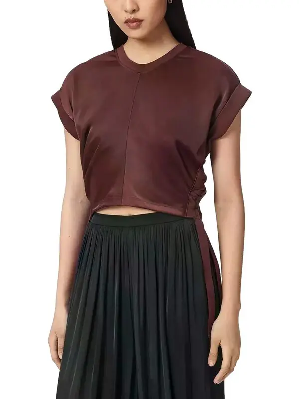 ALLSAINTS Side-tie Blouse - Red