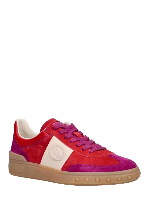 Valentino Garavani Panelled Sneakers - Red