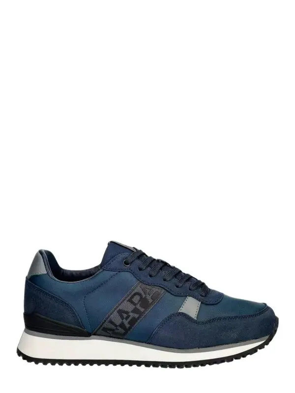 NAPAPIJRI Cosmos Syn Logo-print Panelled Sneakers - Blue