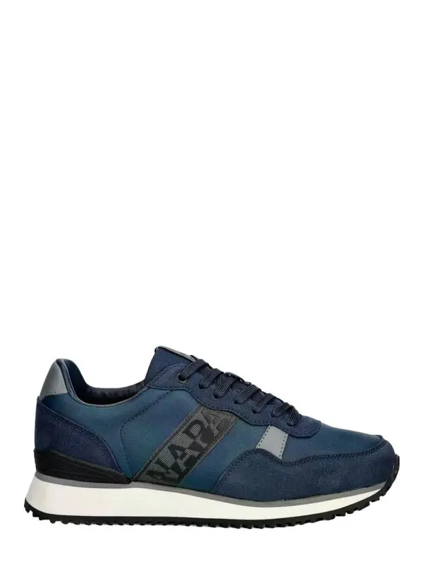 NAPAPIJRI Cosmos Syn Logo-print Panelled Sneakers - Blue