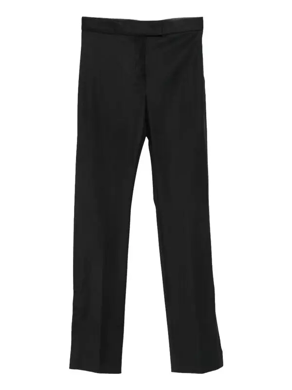 Sportmax Flat-front Trousers - Black