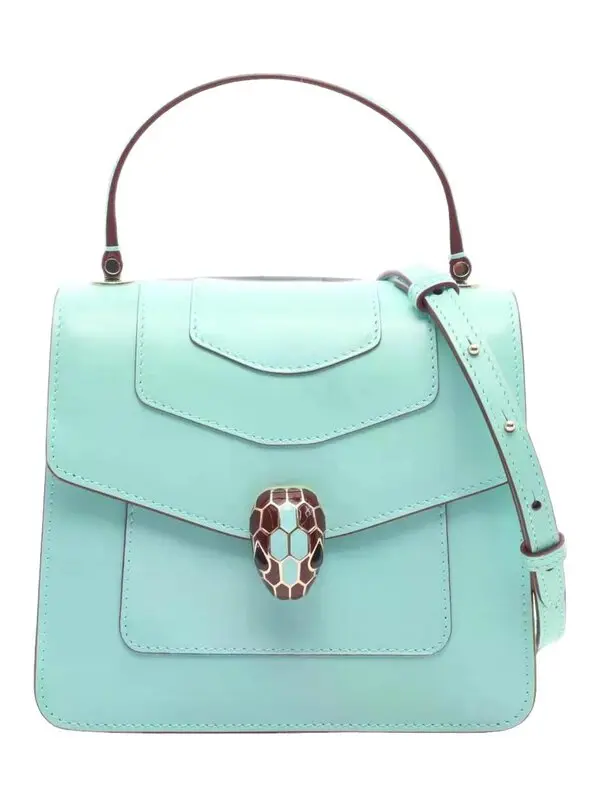BVLGARI 2010s Serpenti Forever Shoulder Bag - Blue