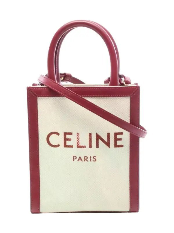 Celine 2000s Mini Vertical Cabas Handbag - Neutrals