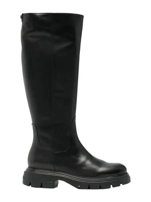 WONDERS Chunky-sole Knee-high Boots - Black