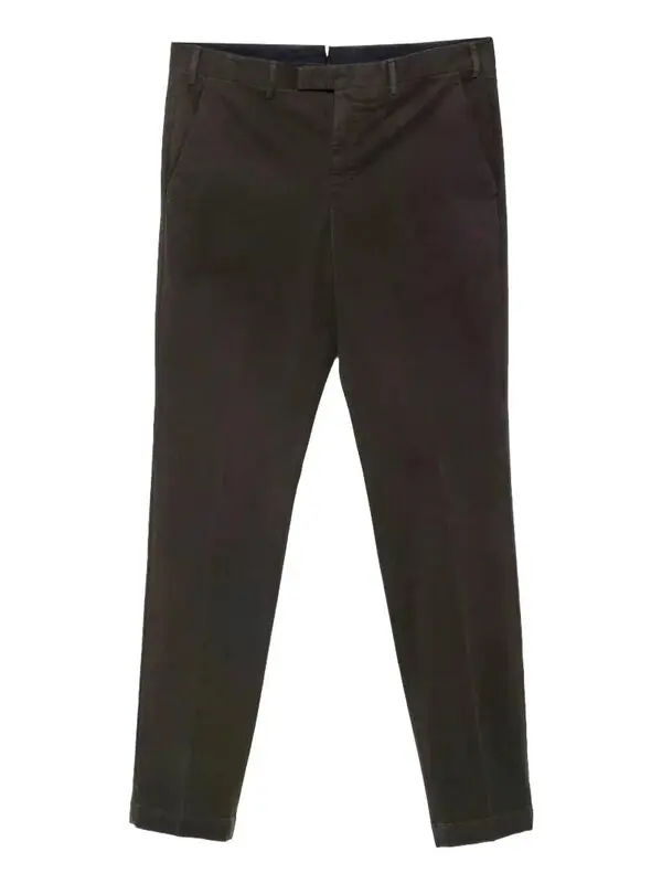 PT TORINO Straight-leg Tailored Trousers - Brown