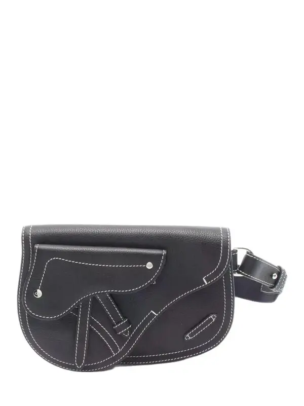 Dior 2010s Saddle Belt Bag - Black
