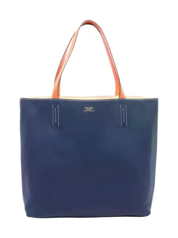 Hermès 2019 36 Double Sens Reversible Tote Bag - Blue