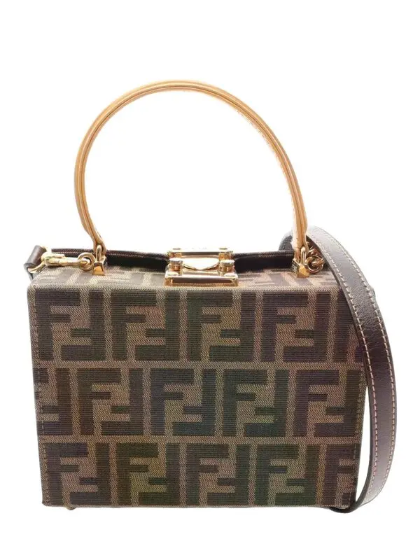 Fendi 2000s Zucca Mini Shoulder Bag - Brown