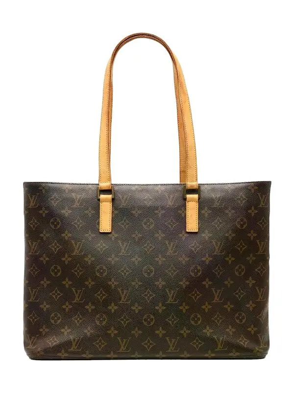 LOUIS VUITTON 2002 Monogram Luco Tote Bag - Brown