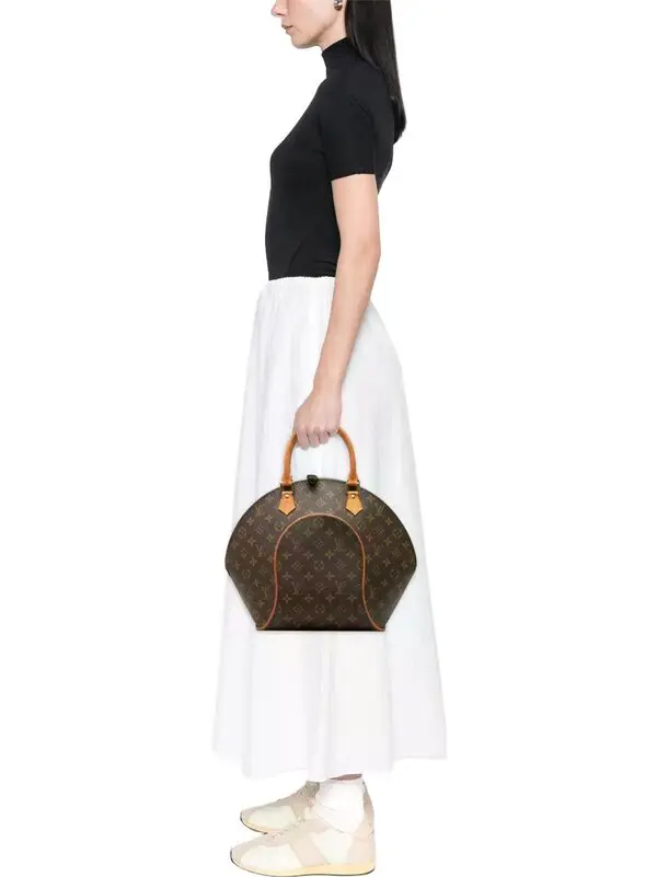 LOUIS VUITTON 1998 Monogram Ellipse Mm Handbag - Brown
