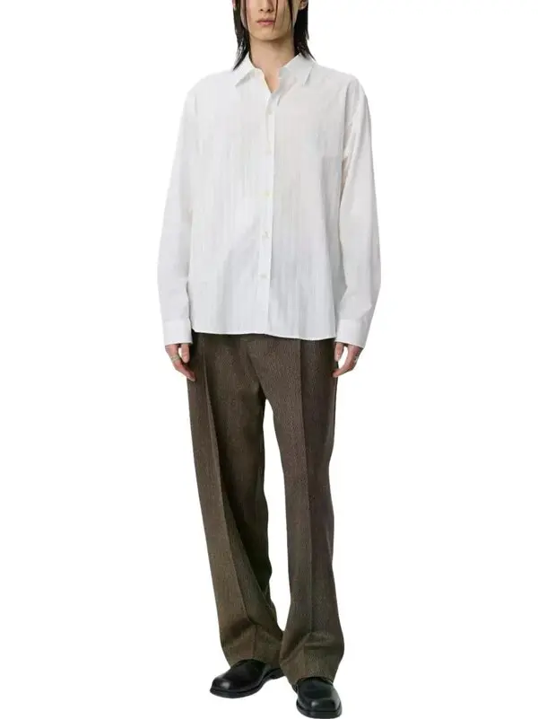 MFPEN Auditorium Striped Shirt - White