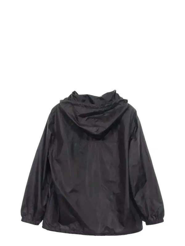 Celine 2010s Logo Hooded Jacket - Black