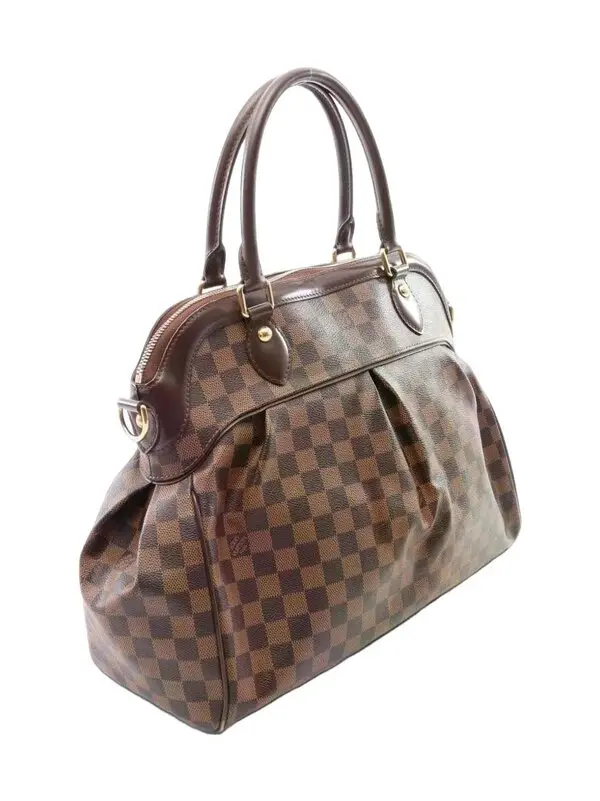 LOUIS VUITTON 2012 Gm Trevi Damier Ebene Tote Bag - Brown