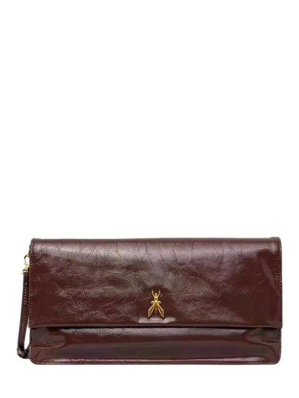 Patrizia Pepe Fly-plaque Shoulder Bag - Brown