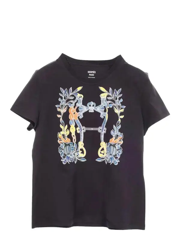 Hermès 2010s Della Cavalleria T-shirt - Black