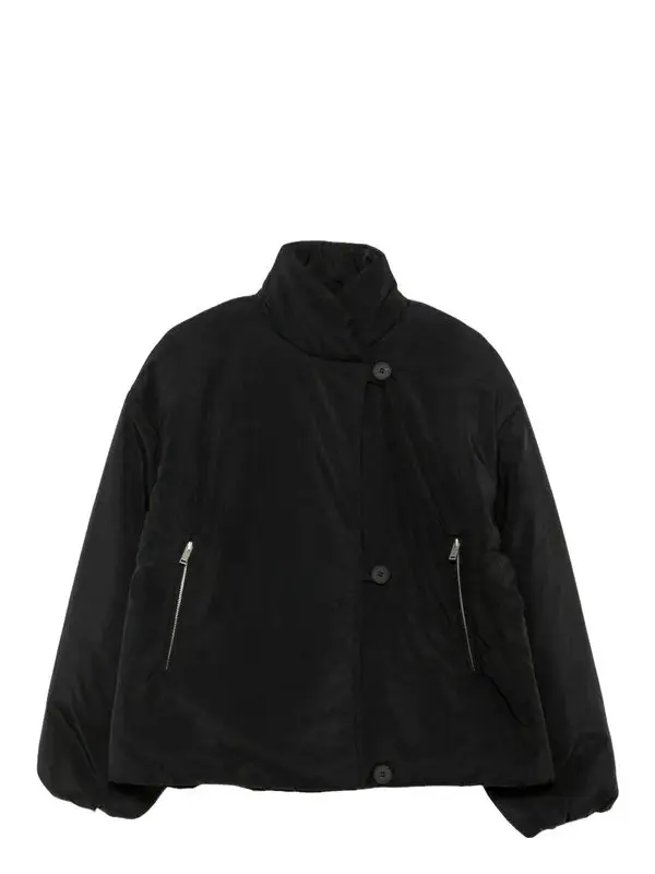 Studio Nicholson High-neck Button-up Jacket - Black