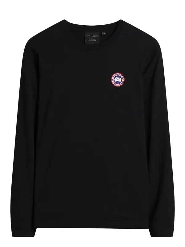 Canada Goose Vantage Long Sleeve T Shirt - Black