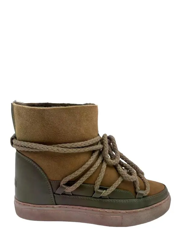 Inuikii Classic Sneaker Ankle Boots - Neutrals