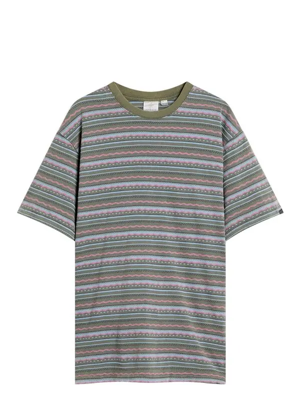 THISISNEVERTHAT X Gramicci Faded Striped T-shirt - Sage