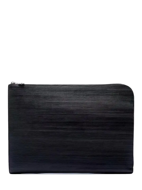 LOUIS VUITTON 2020 Epi Pochette Jour Gm Clutch Bag - Black