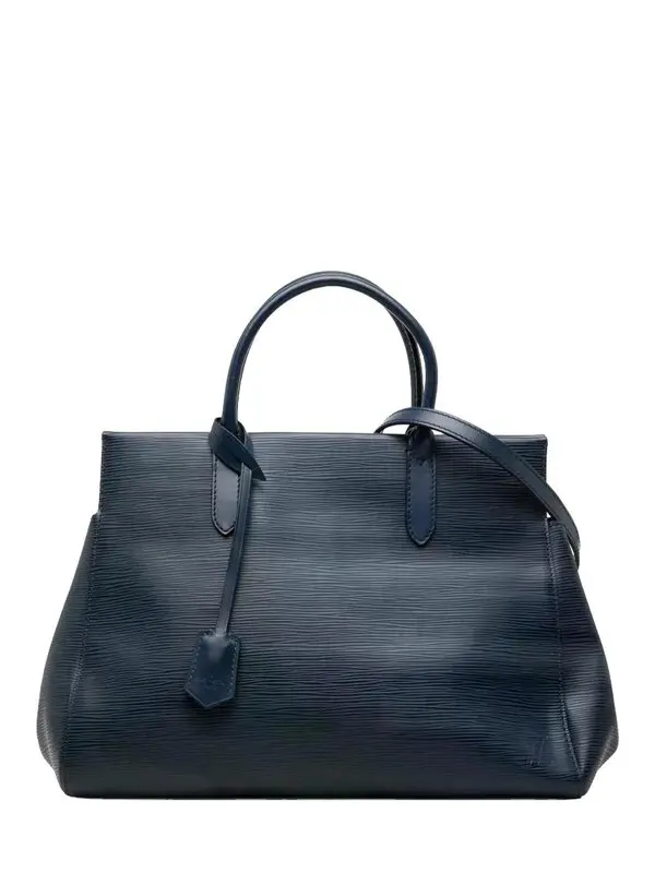 LOUIS VUITTON 2014 Epi Marly Mm Satchel - Blue