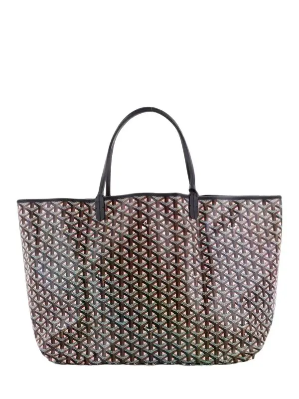 Goyard Saint Louis Claire Voie Coated Canvas Gm Tote Bag - Black