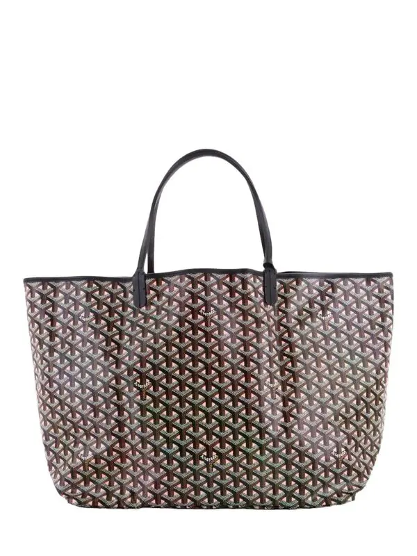 Goyard Saint Louis Claire Voie Coated Canvas Gm Tote Bag - Black