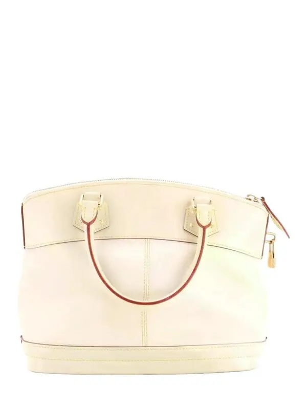 LOUIS VUITTON Suhali Lockit Handbag Leather Pm Tote Bag - Neutrals
