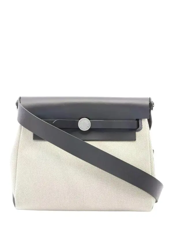 Hermès 2025 Mini Herbag Zip Shoulder Bag - Neutrals
