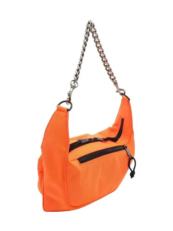 Balenciaga 2010s Logo-patch Shoulder Bag - Orange