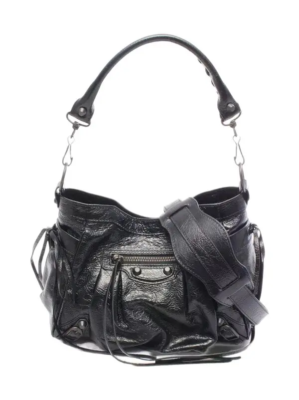 Balenciaga 2020s Small Le City Two-way Bucket Bag - Black