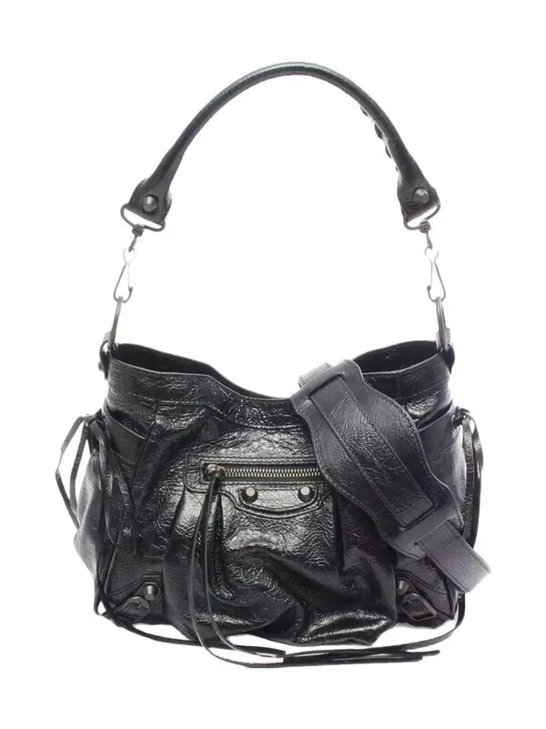 Balenciaga 2020s Small Le City Two-way Bucket Bag - Black